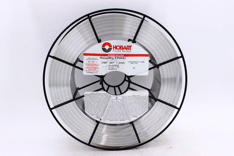 Hobart MaxalMig® ER4043 3/64" DIA Aluminum Welding Wire, 16lb Spool ...