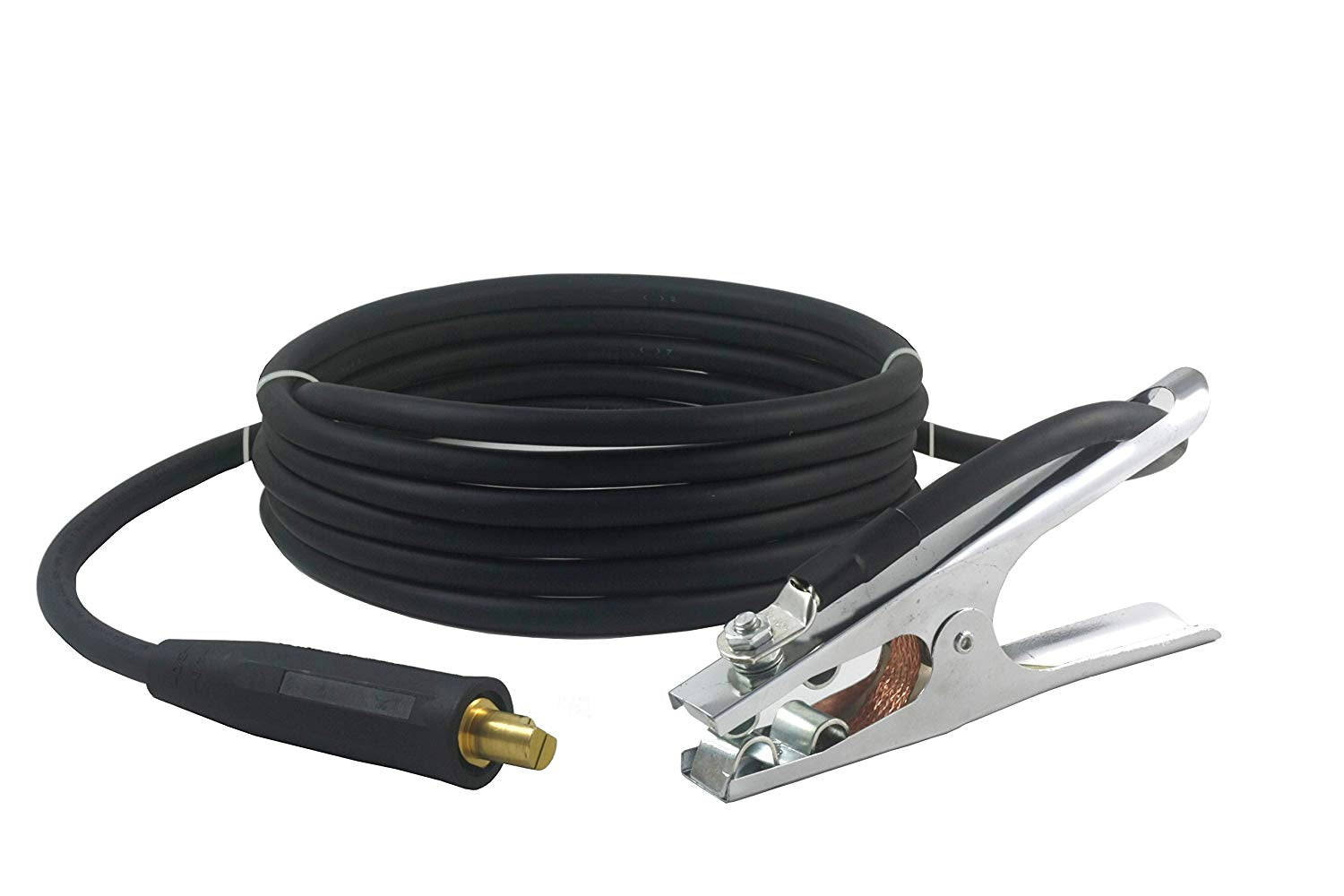 #1/0 Weld Cable w/ Clamp - Choose Your Length – Welding Store