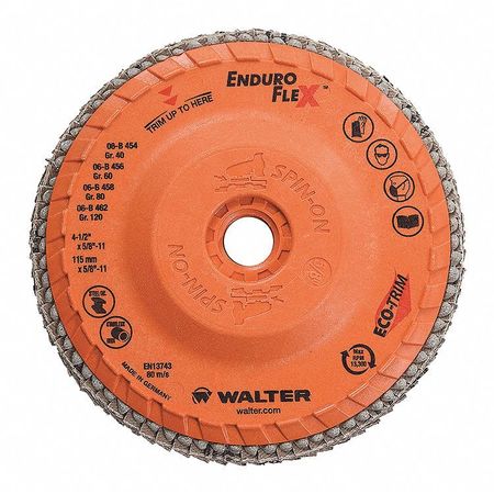 Walter Blending Disc 4-1/2" x 5/8"-11 GR: 40 06B454 - Pack/10 – Welding ...